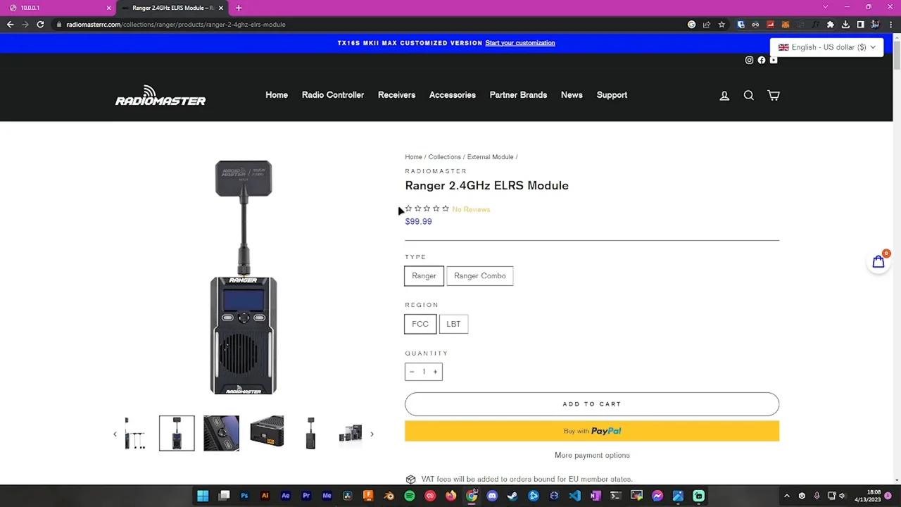 RadioMaster Ranger 2W Hack