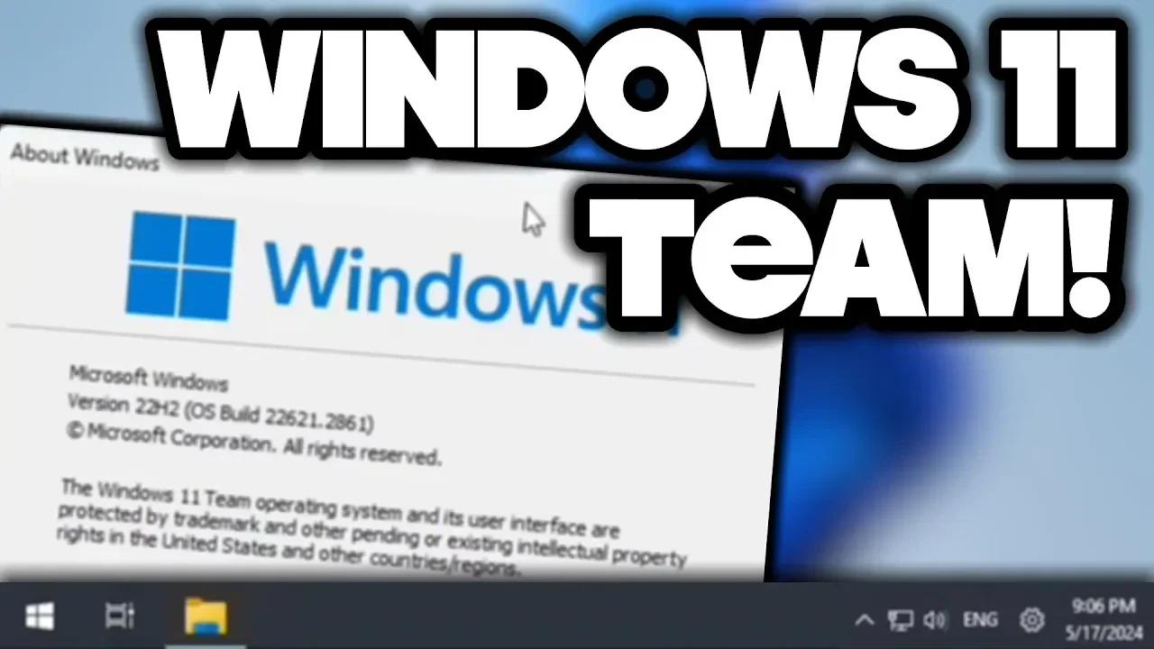 Enabling the Windows Explorer Shell in Windows 11 Team!