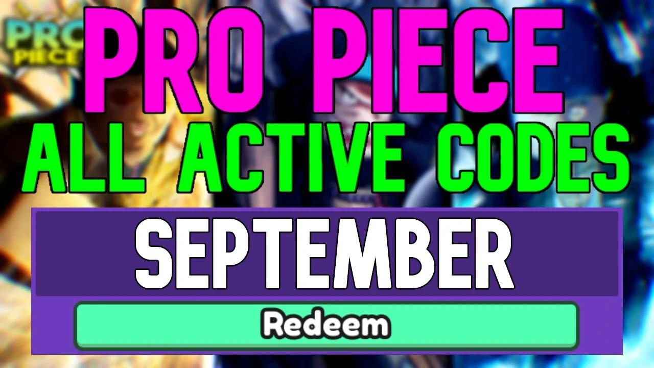 All New September 2022 Codes for ️Pro Piece ROBLOX WORKING Pro Piece Codes