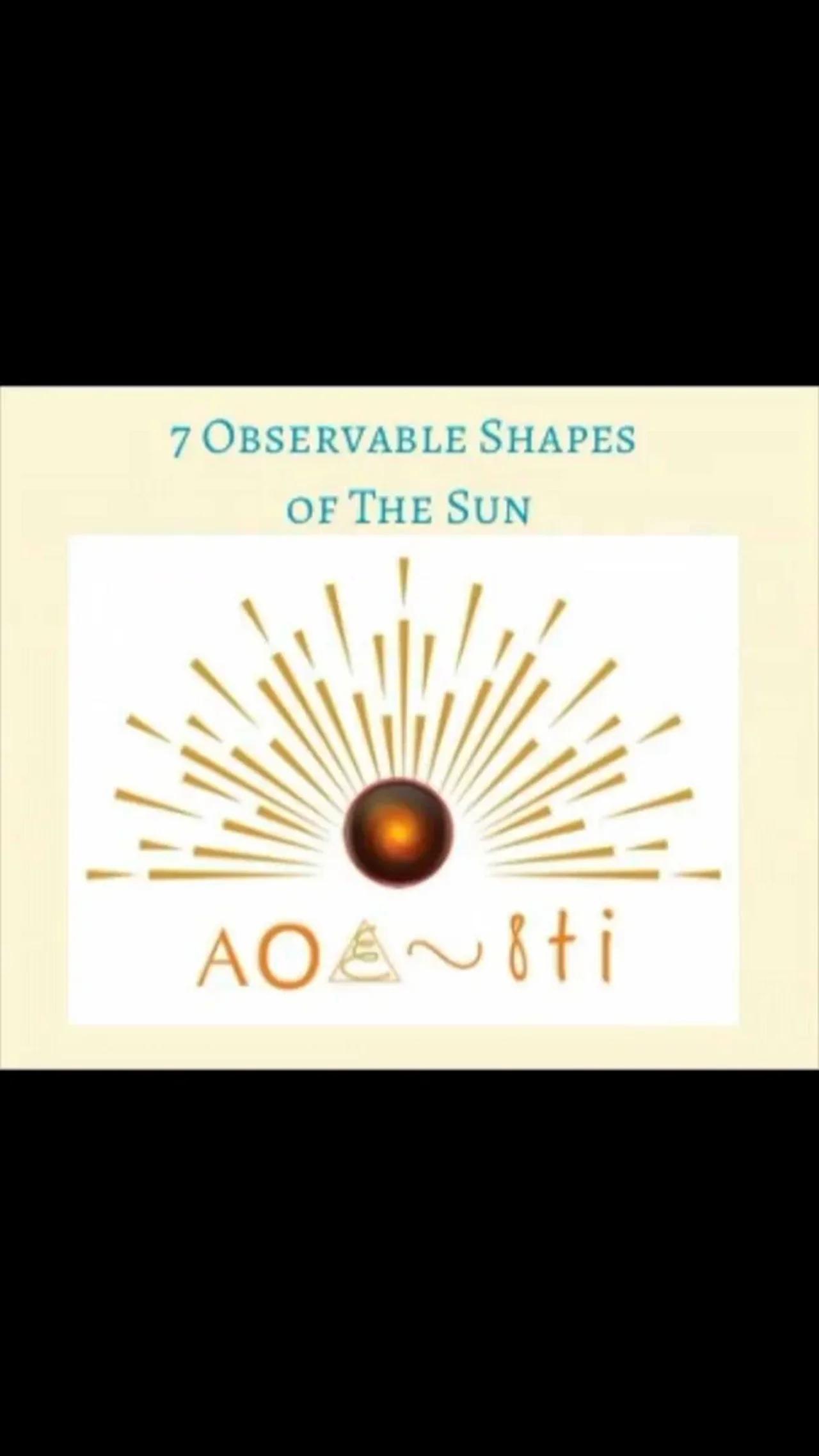 LAW OF THE LUMINARIES - 7 Observable Shapes Of The Sun (2024.08.27)