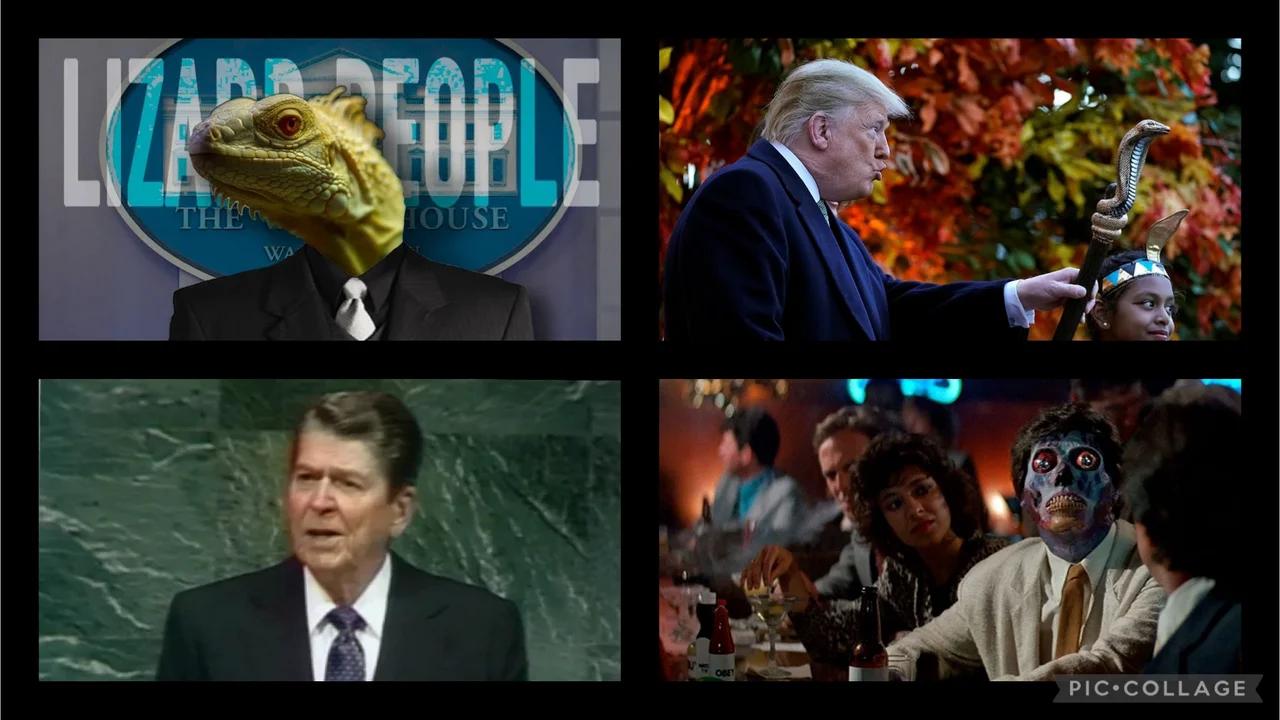 THEY LIVE: REGAN NWO SPEECH “ARE ALIENS ALREADY NOT LIVING HERE AMONGST ...