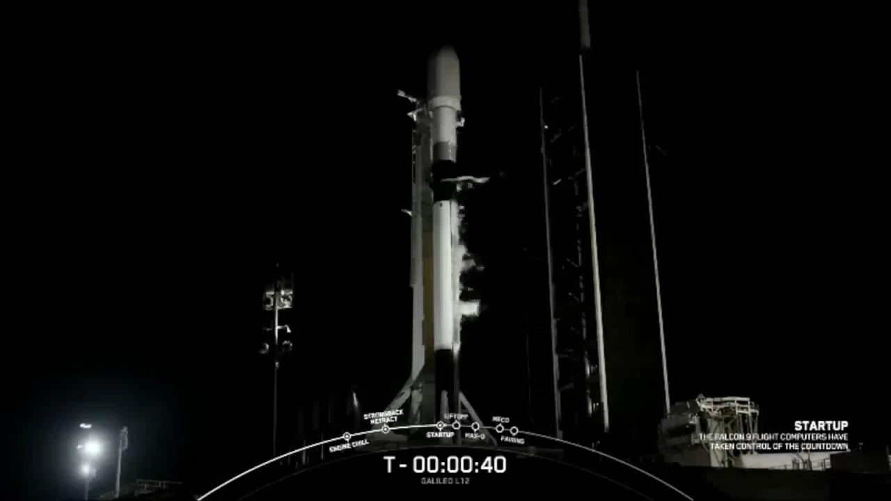 SpaceX Launches A Falcon 9 On Record-tying 20th Mission: Galileo L12
