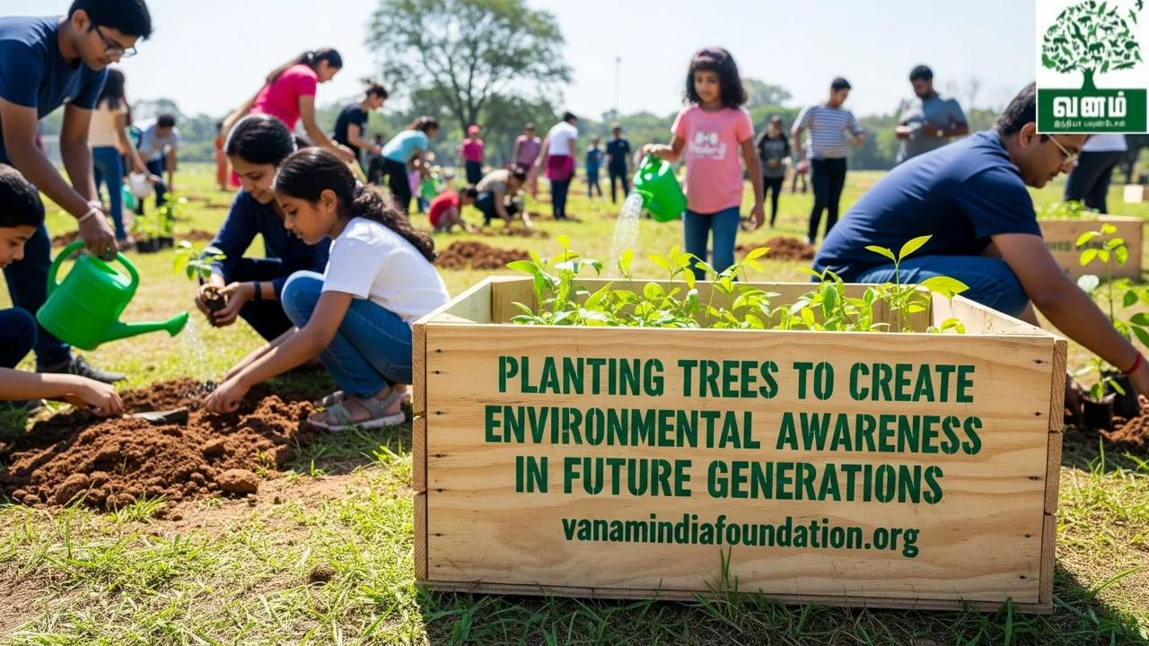 Planting Trees to create Environmental Awareness in Future Generations