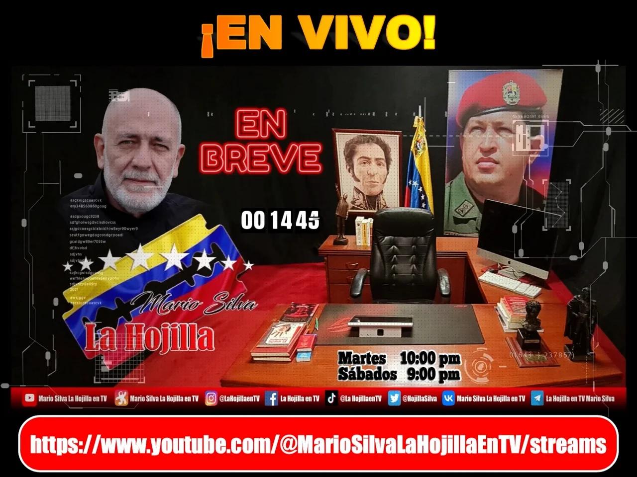 HOJILLA hoy en vivo a las 9:00 pm