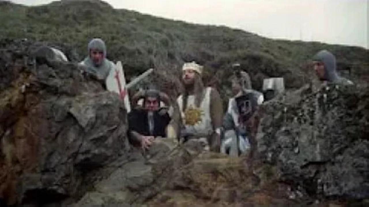 Monty Python and the Holy Grail - Bunny Attack Scene (HD)