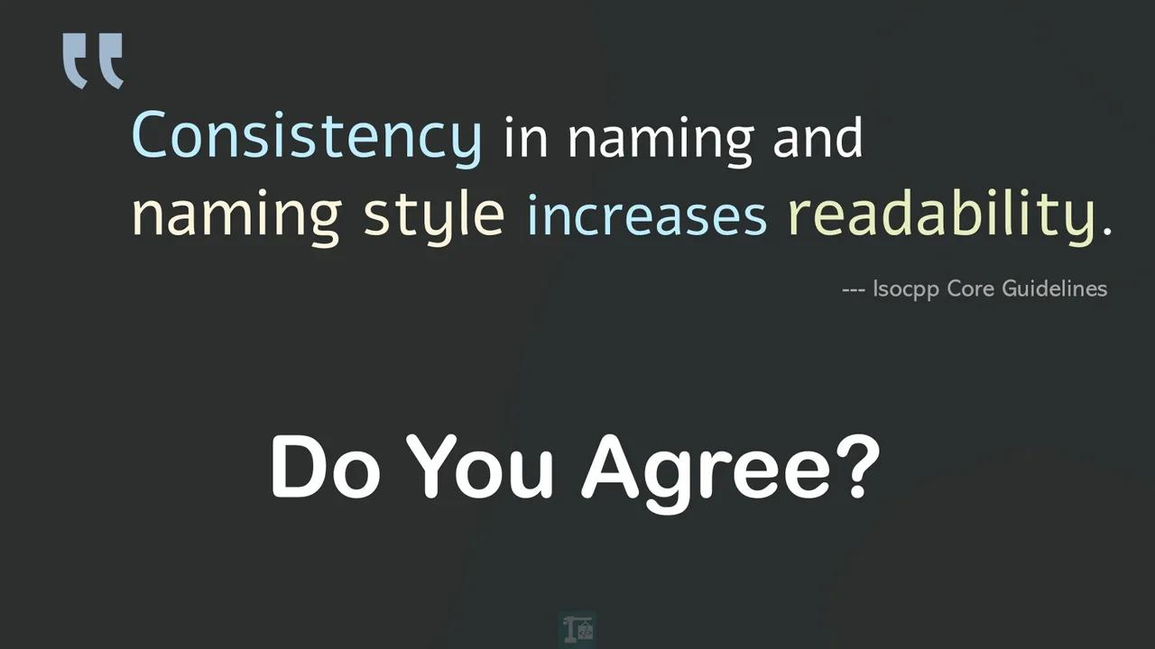 Why And How To Format Names In Code