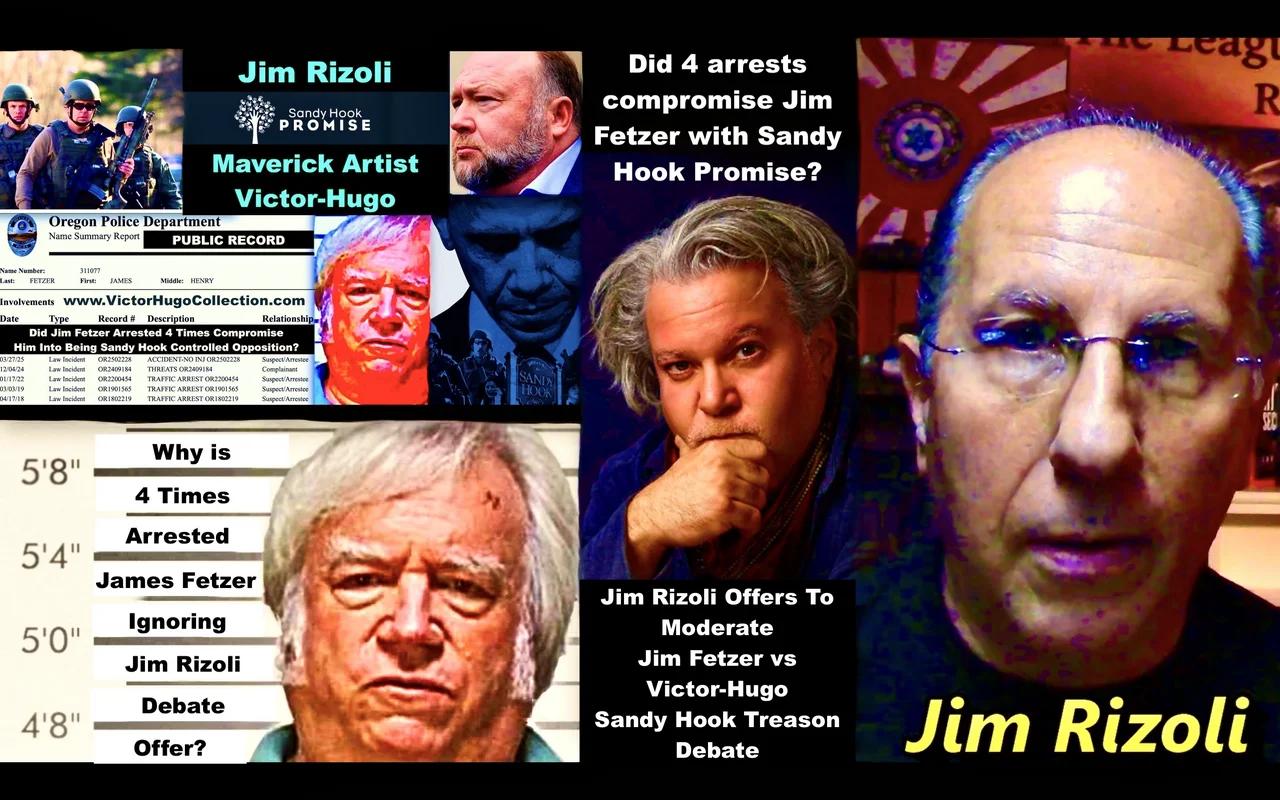 Is Arrested Jim Fetzer Afraid To Debate Victor Hugo With Moderator Jim ...