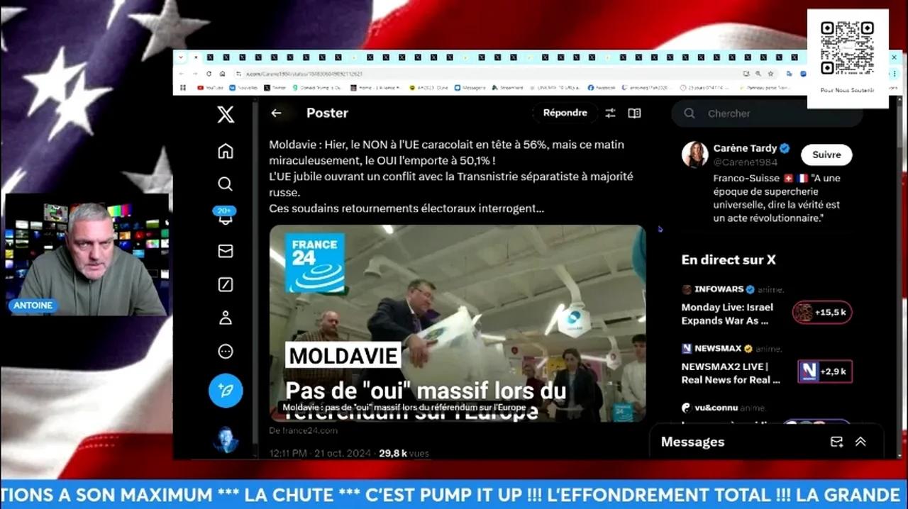 AH2020 LE LIVE DU 21/10/2024- Antoine Cuttitta Alliance Humaine 2020- VIDEO LIGHT (21-10-2024)