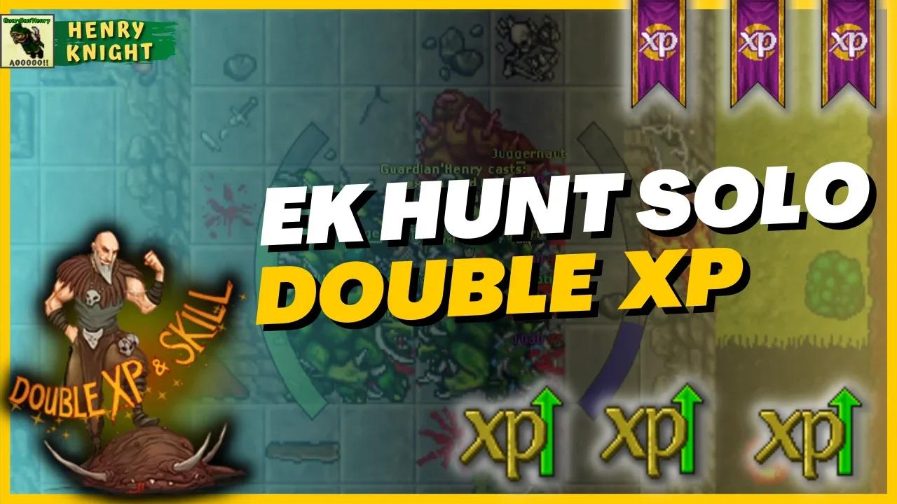 TIBIA: EK HUNT SOLO DOUBLE XP (MELHORES LOCAIS) PARA TODAS AS FAIXAS DE ...