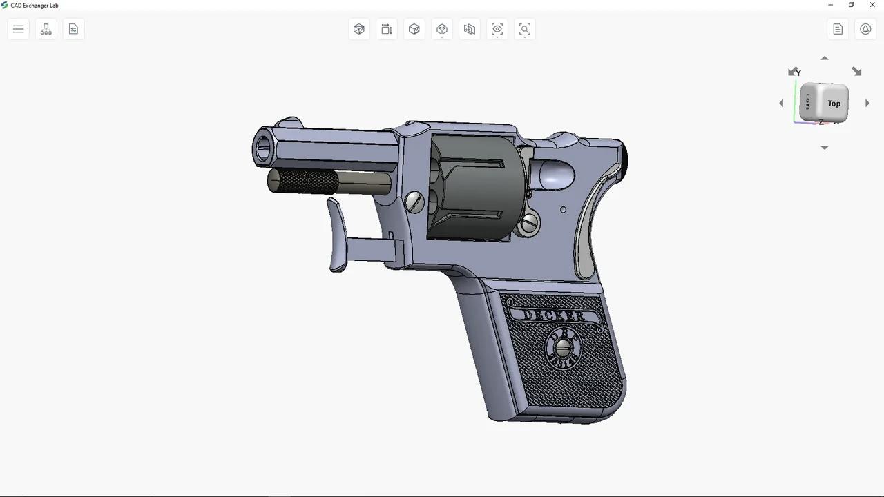 Wilhelm Decker Revolver 6,35mm Browning