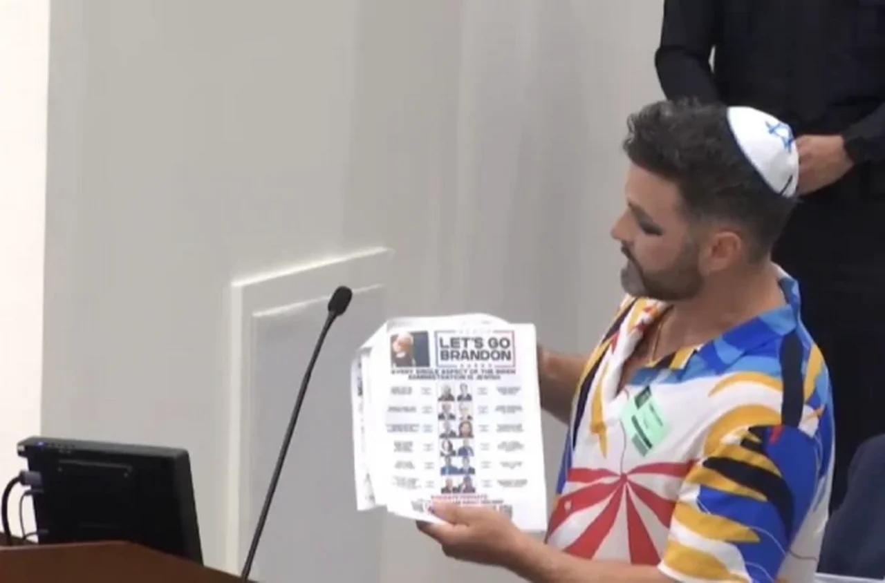 Handsome Truth and Tammy Cohen at Orlando, FL - Messages of Hate Flyers ...
