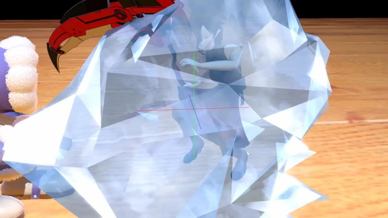 Super Smash Bros. Ultimate ryona (リョナ) Ruby Rose Frozen