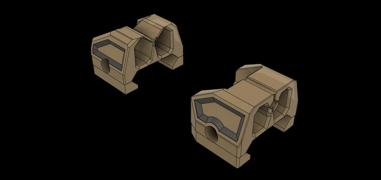 Fixed Iron Sights "Le Irons"