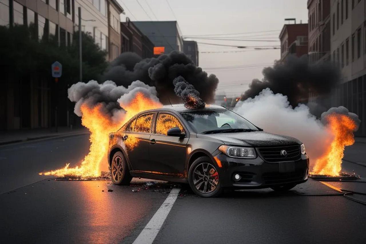 Exploding black cars abandoned on our public sidewalks after Hurricane ...