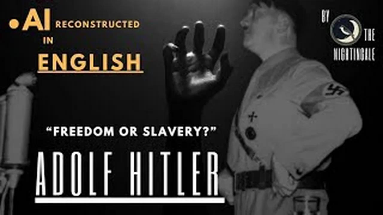 ADOLF HITLER FULL SPEECH IN ENGLISH AI RECONSTRUCTION AUDIO FREEDOM OR ...