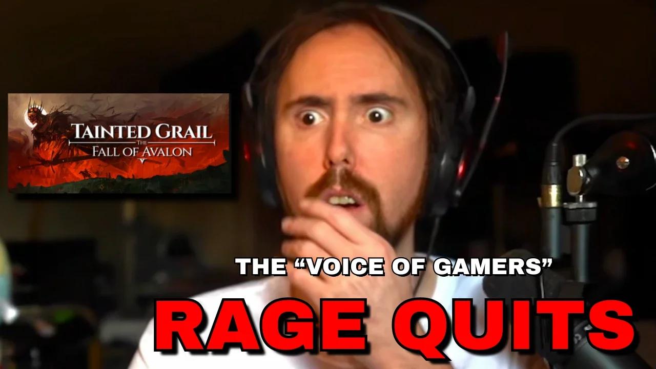 Asmongold RAGE QUITS Tainted Grail: The Fall of Avalon