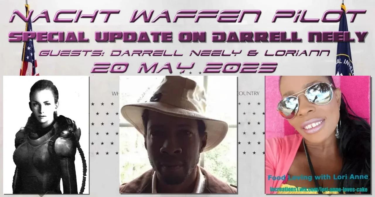 Nacht Waffen Pilot Guests Darrell Neely and Lori Ann 20 May 2023
