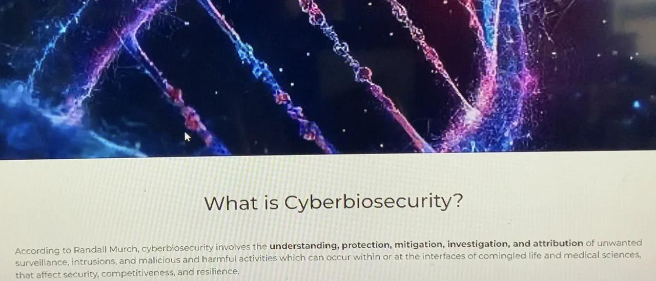 CyberBioSecurity