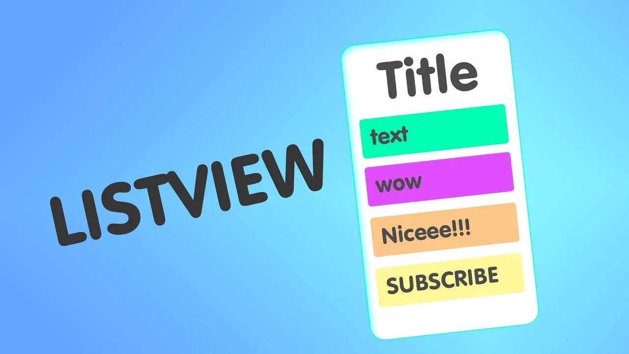 Flutter title with Listview