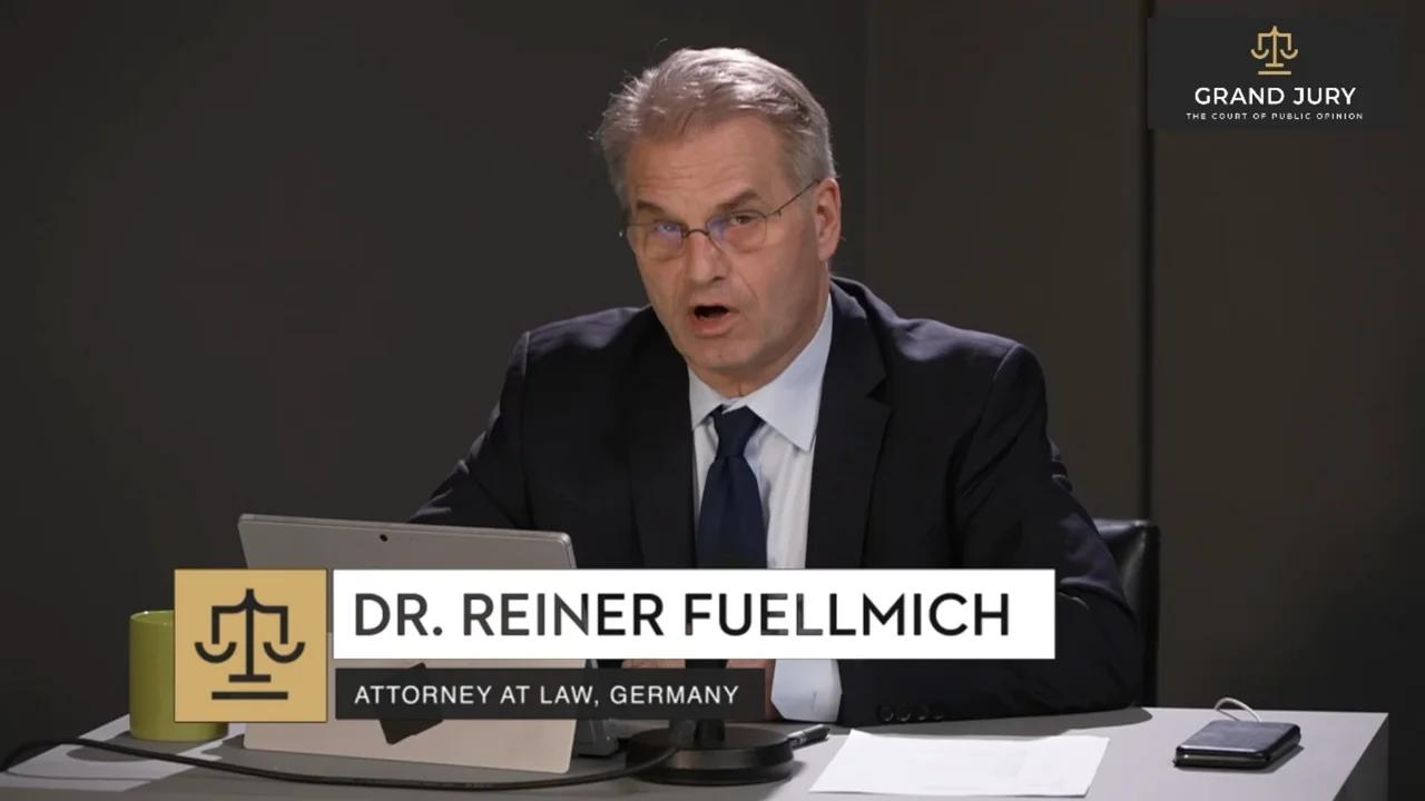 Rechtsanwalt Dr. Reiner Fuellmich, Deutschland | Grand Jury | Tag 1 (German)