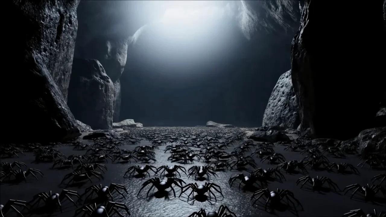 1 Hour Of Spiders Crawling On Your Corpse in a Cave | Creepy & Weird ...