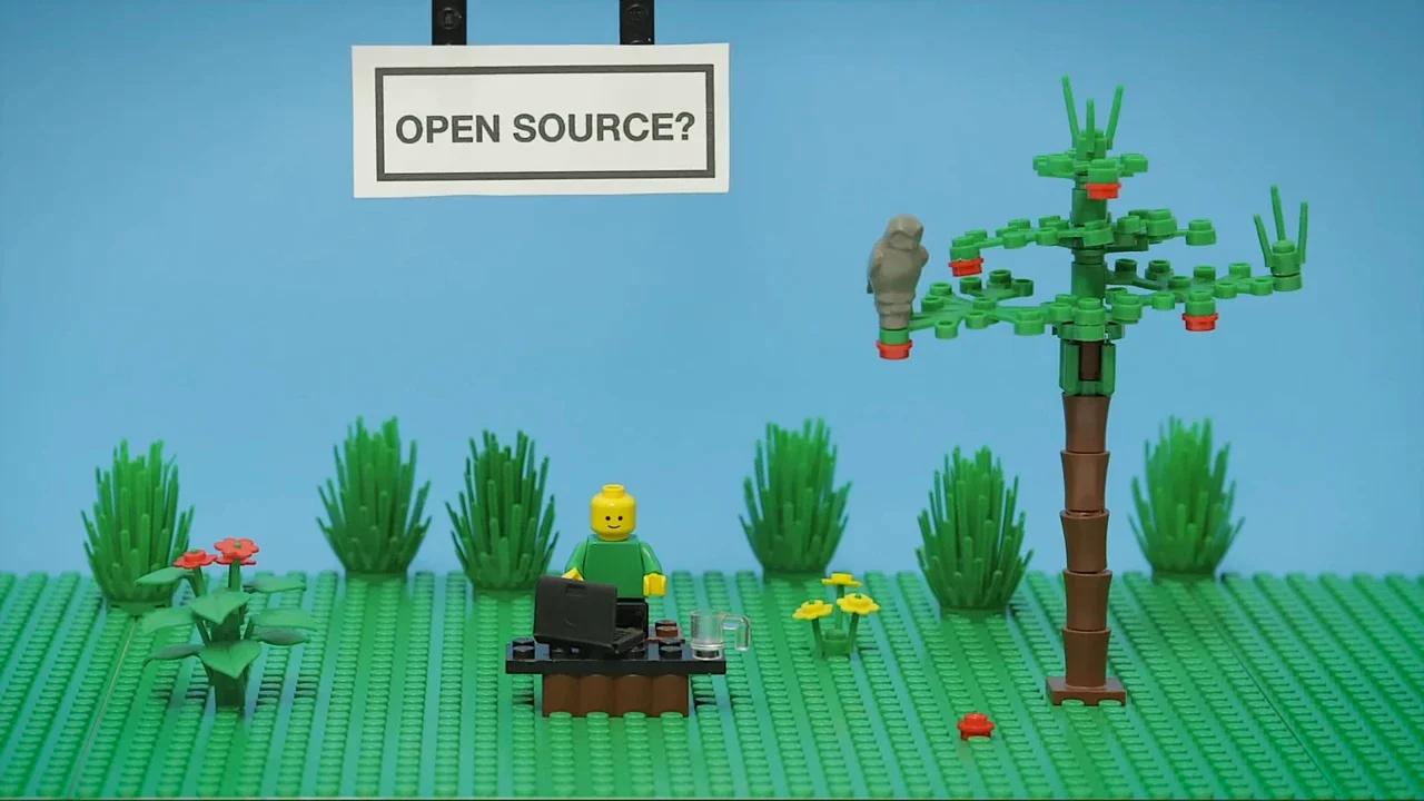 What is Open Source explained in LEGO