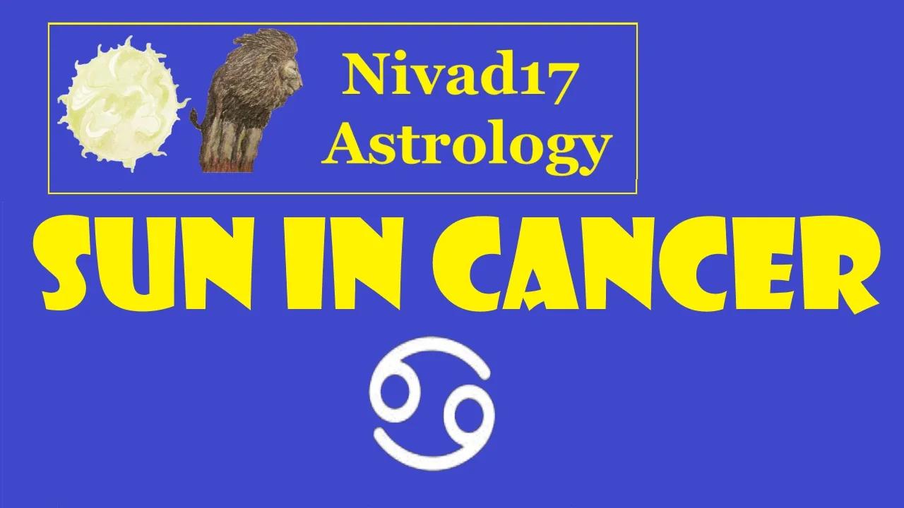 Sun in Cancer Introduction