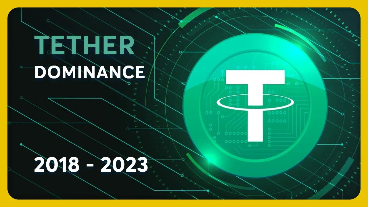 TETHER (USDT) Dominance (Daily/Pct.) 2018 - 2023 #crypto #dominance #tether