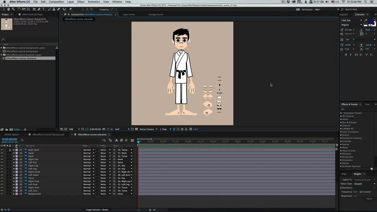 3. Rigging the Body with the Puppet Tool