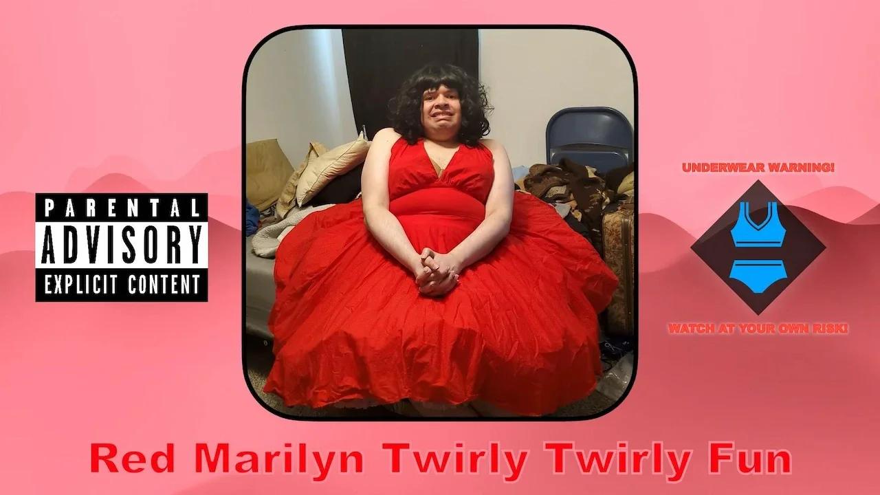 Red Marilyn Twirly Twirly Fun
