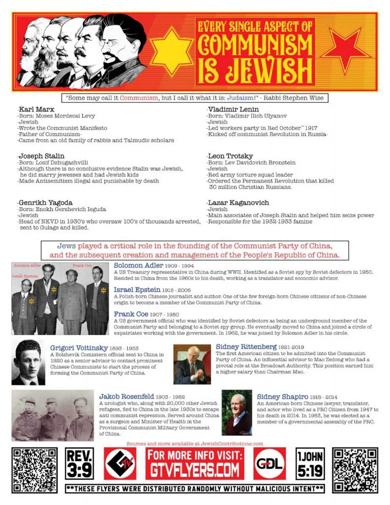 Every Single Aspect of Communism Is Jewish