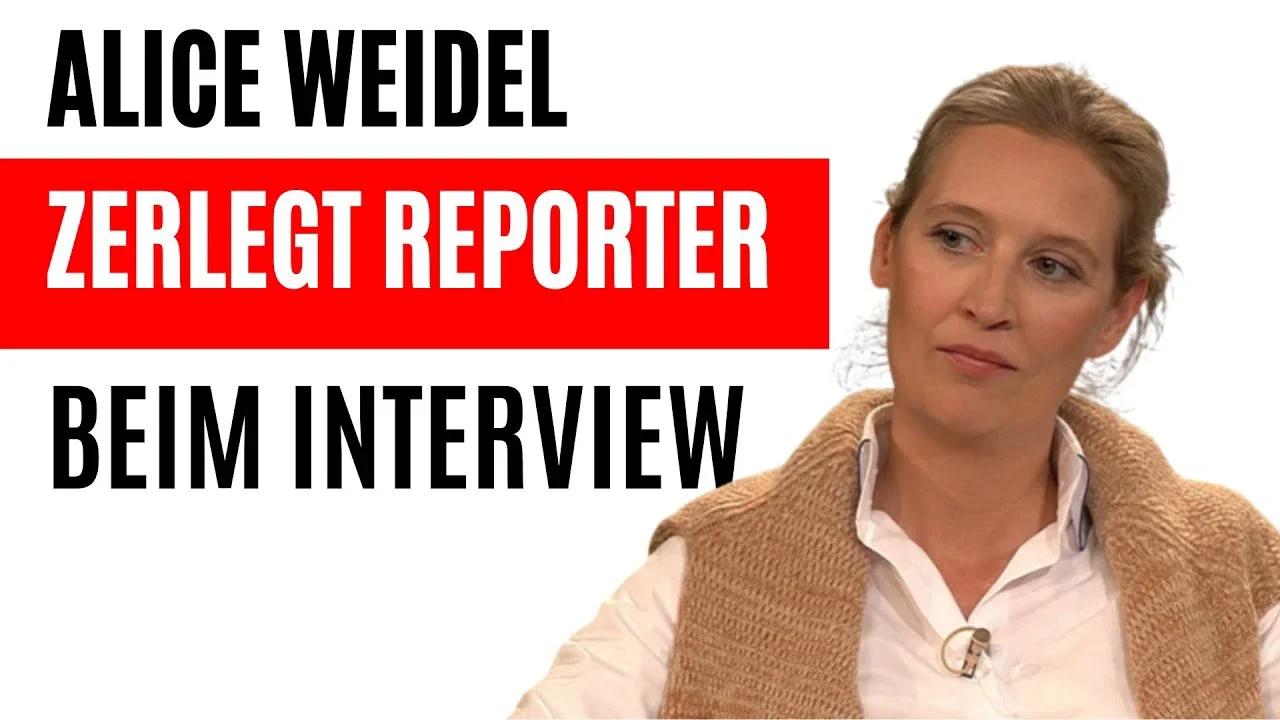 Alice Weidel 🔥 Reporter bereut seine Aussage sofort!🙈🐑🐑🐑 COV ID1984