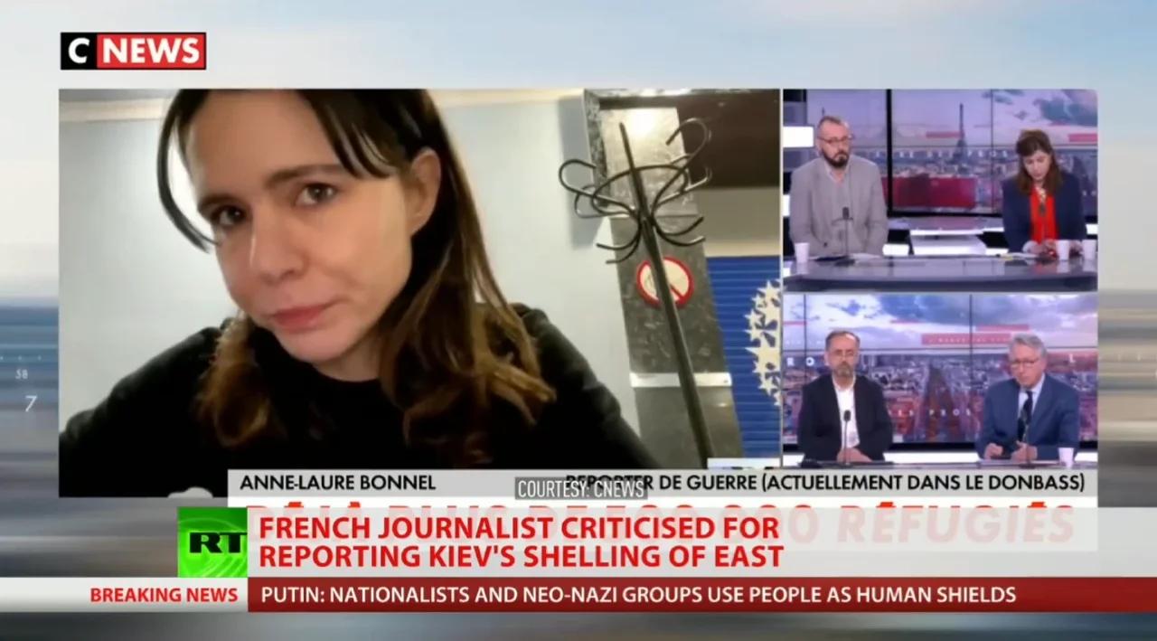 French journalist states that the Ukrainian Government is bombing its ...