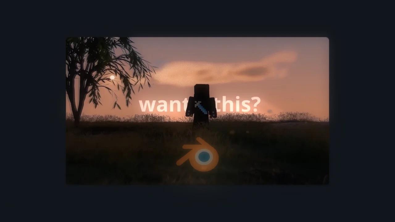 Creating a realistic Minecraft player model in Blender