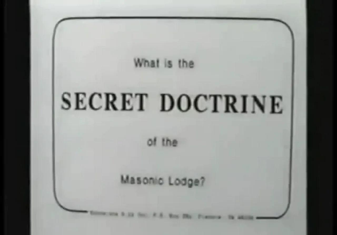 What is the Secret Doctrine of the Masonic Lodge