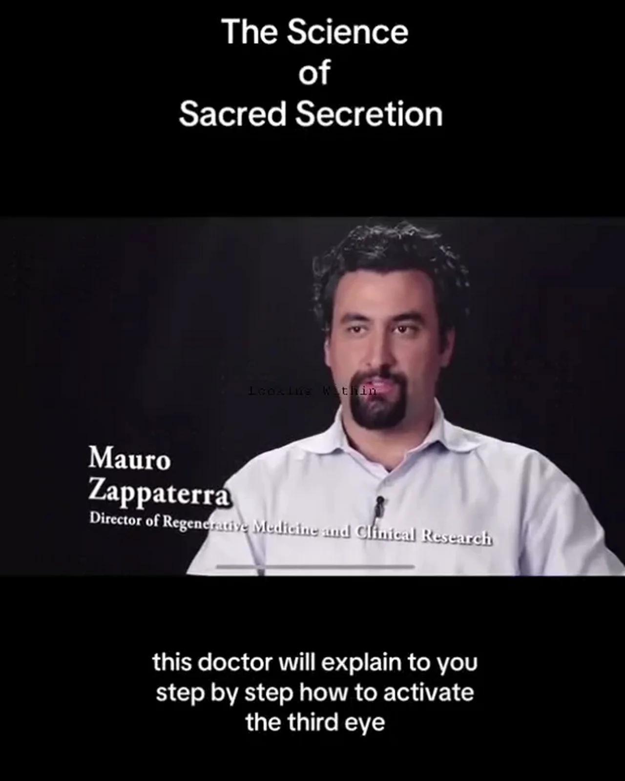Dr. Mauro Zappaterra: The science of sacred secretion