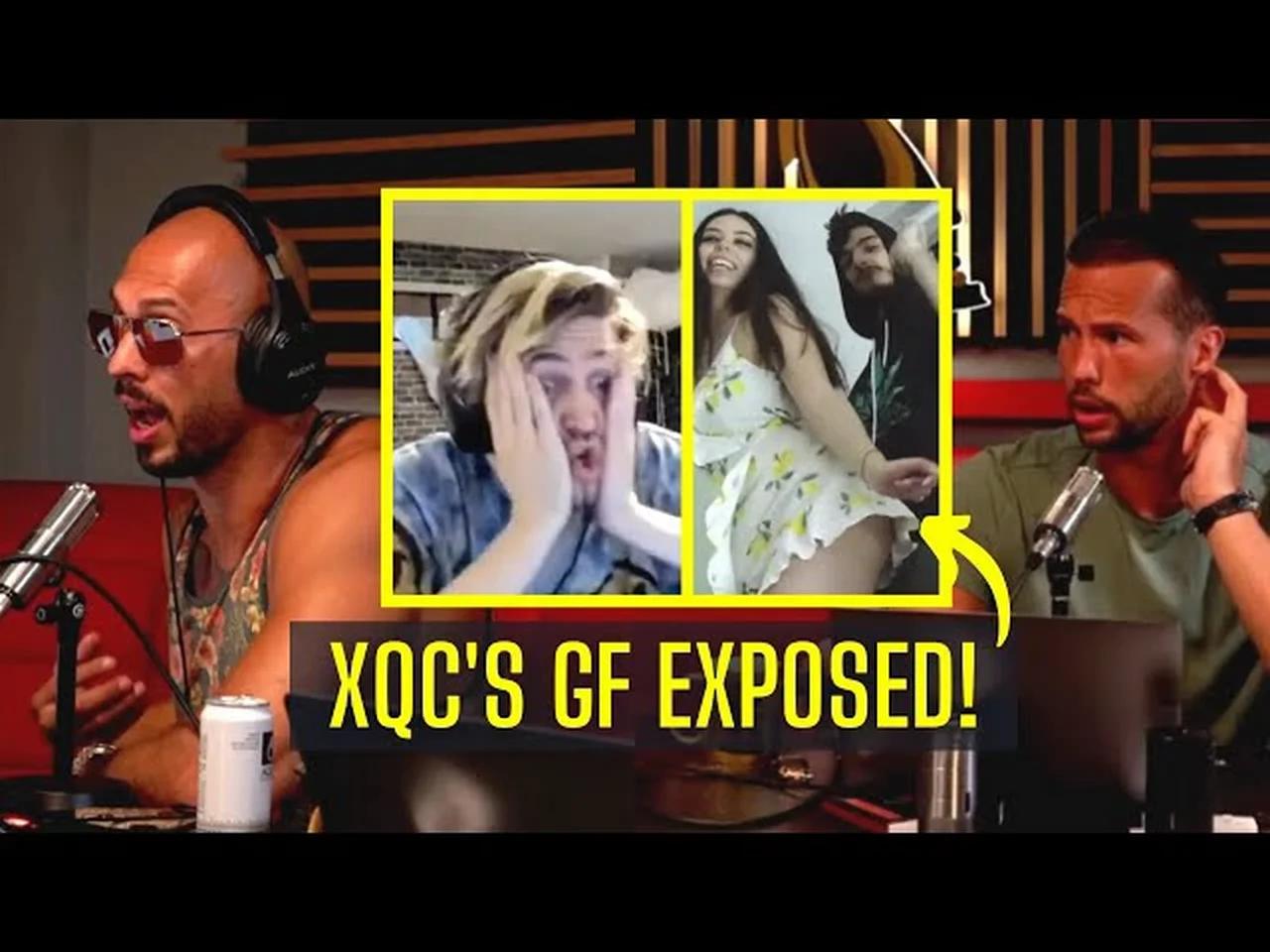 Andrew Tate and Tristan Tate expose XQC GF on thier podcast
