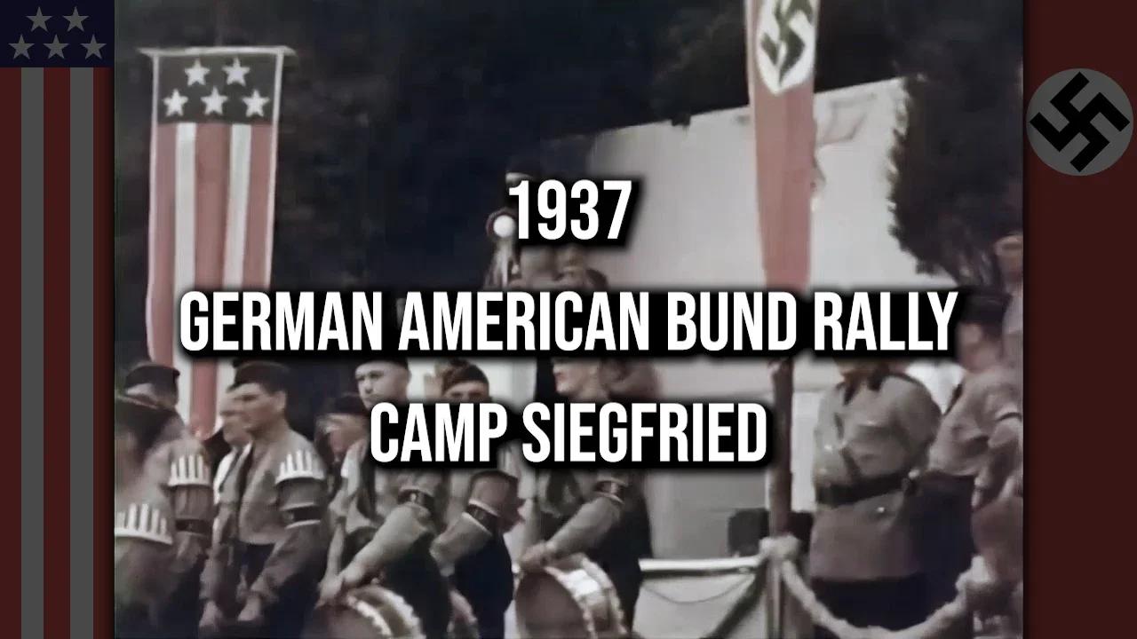 1937 GERMAN AMERICAN BUND RALLY CAMP SIEGFRIED