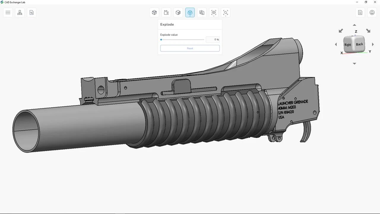 M203 Receiver with some parts