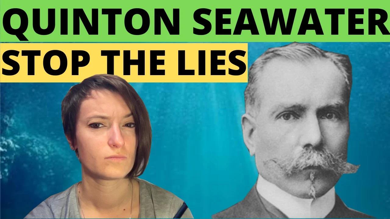 Seawater Injections: Heal Naturally with Quinton Seawater (uncensored)