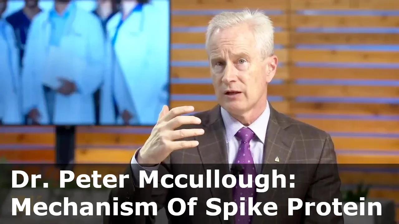 Dr. Peter Mccullough Explained the devastating mechanism about spike ...