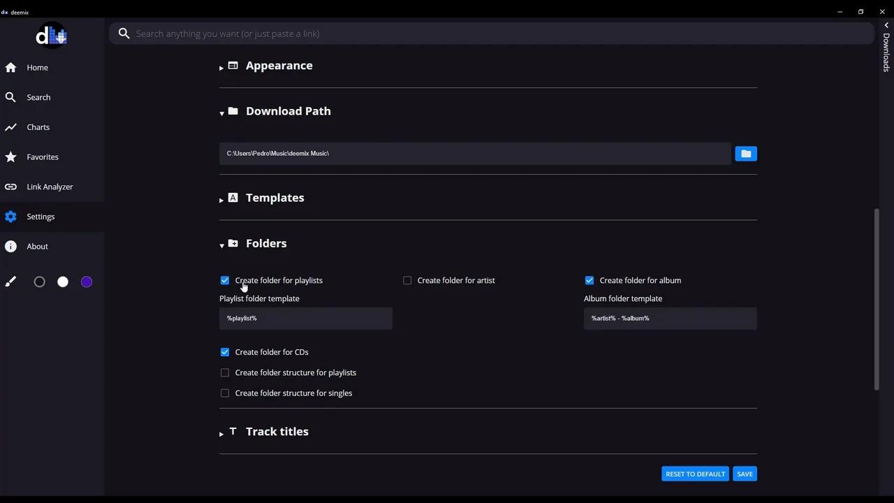 Tutorial - Como baixar músicas pelo Deemix-GUI