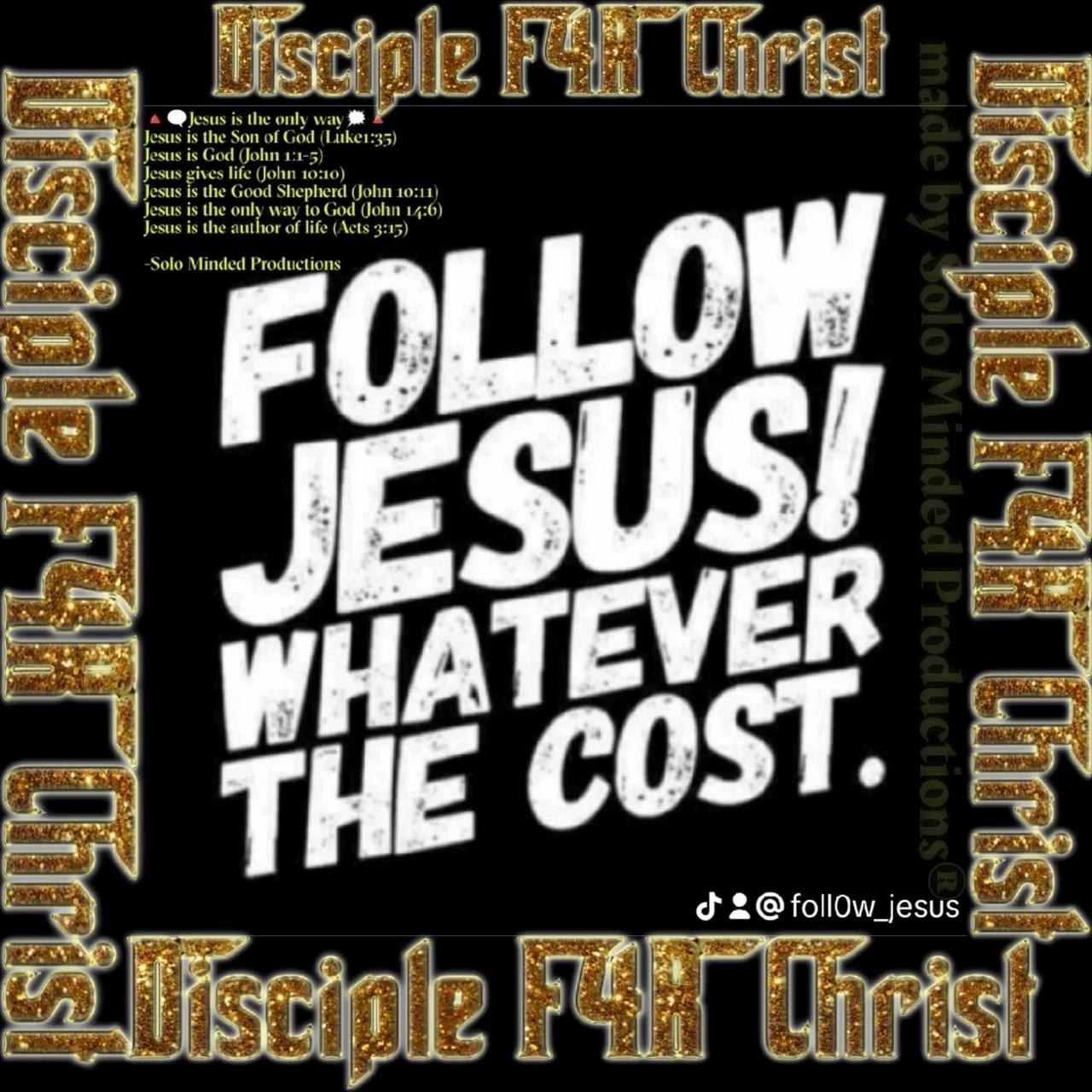 Keep GOD First Always and Follow Jesus