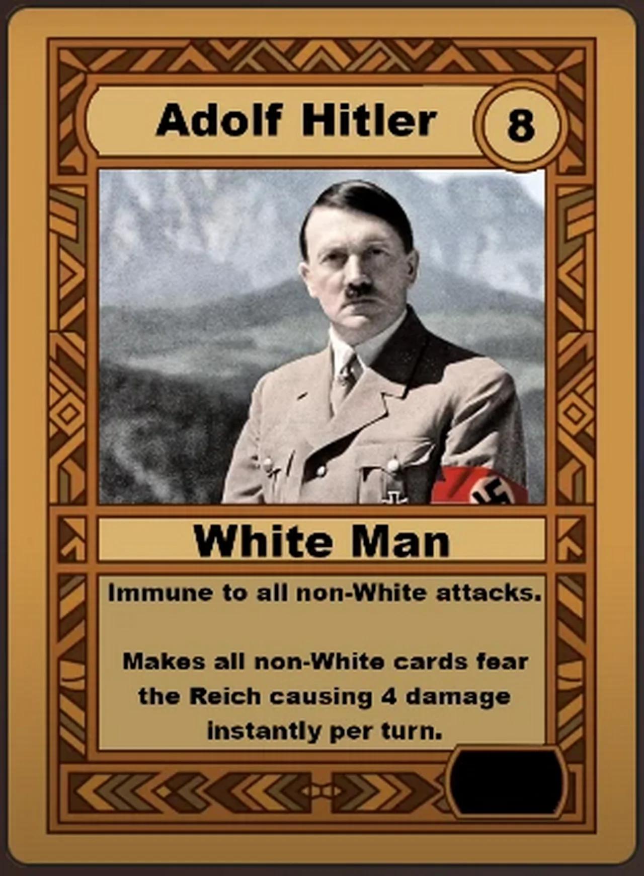 Tribe Order Fantasy Card - White Man - Adolf Hitler