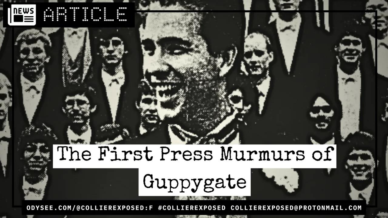 The First Press Murmurs of Guppygate Involving Boris Johnson – Boris ...