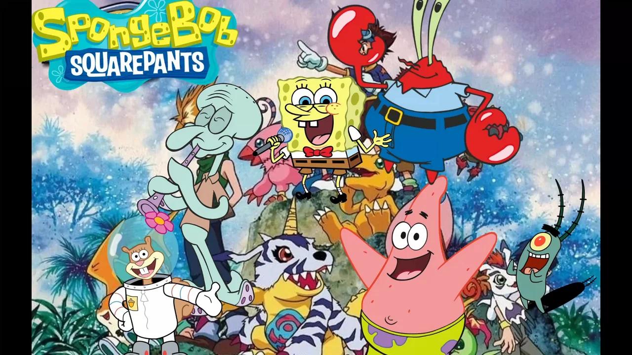 Spongebob & Patrick Star - Butter-Fly (Digimon Opening) (AI Cover)