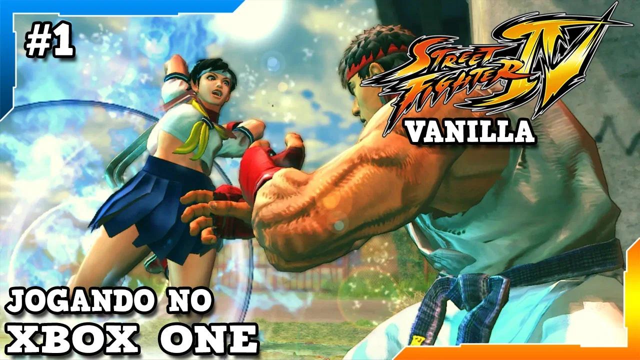 Street Fighter 4 Vanilla #1 - Xbox One - Zerando com o Ryu - Chrono Plays