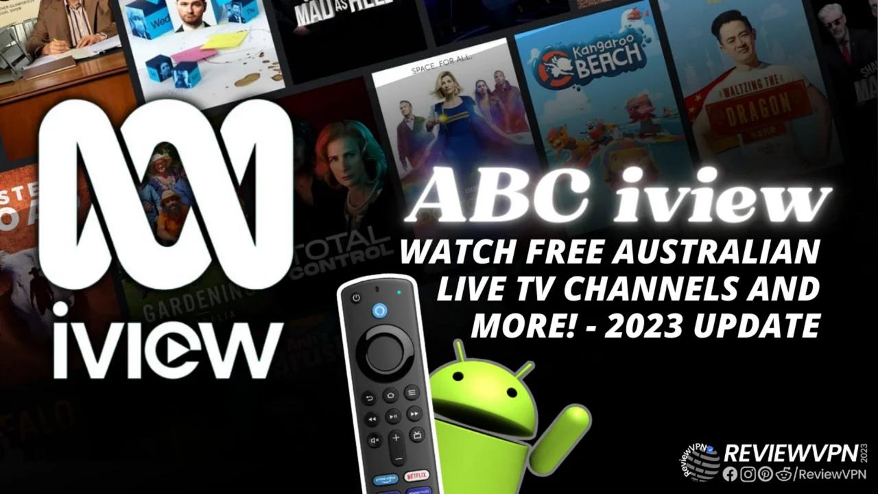ABC iview - Watch Free Australian Live TV Channels and More! (Install ...