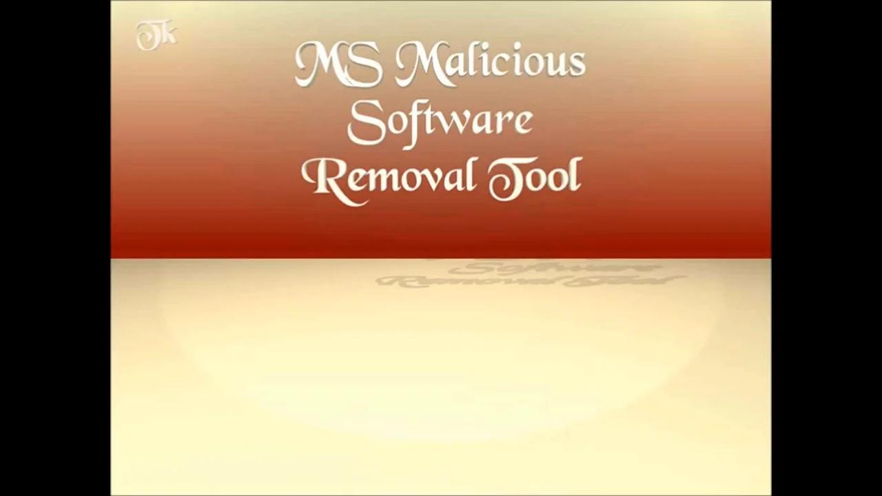Windows XP _ Microsoft Malicious Software Removal Tool - mrt