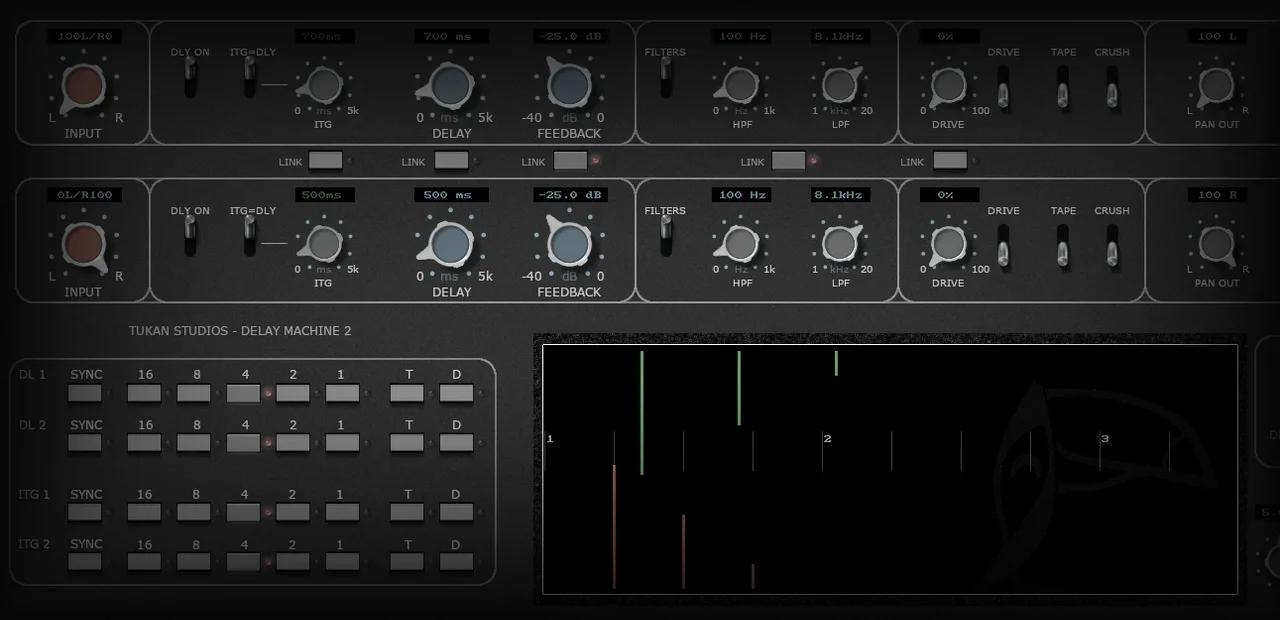 DELAY MACHINE 2 " TUKAN STUDIOS " ( Presets )